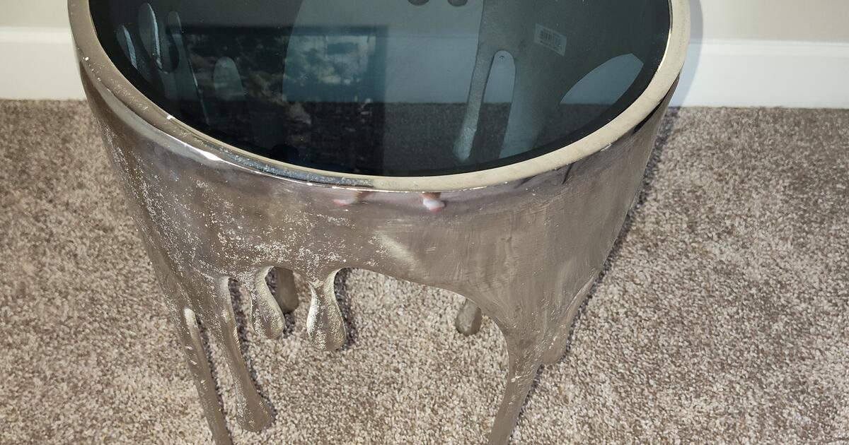 Unique Metal Melting Side Table for $75 in Murfreesboro, TN | For Sale ...