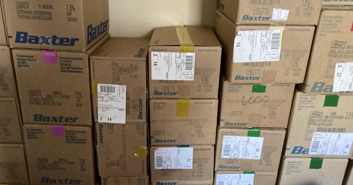 Baxter Supplies for home hemodialysis (HHD) or peritoneal dialysis (PD ...