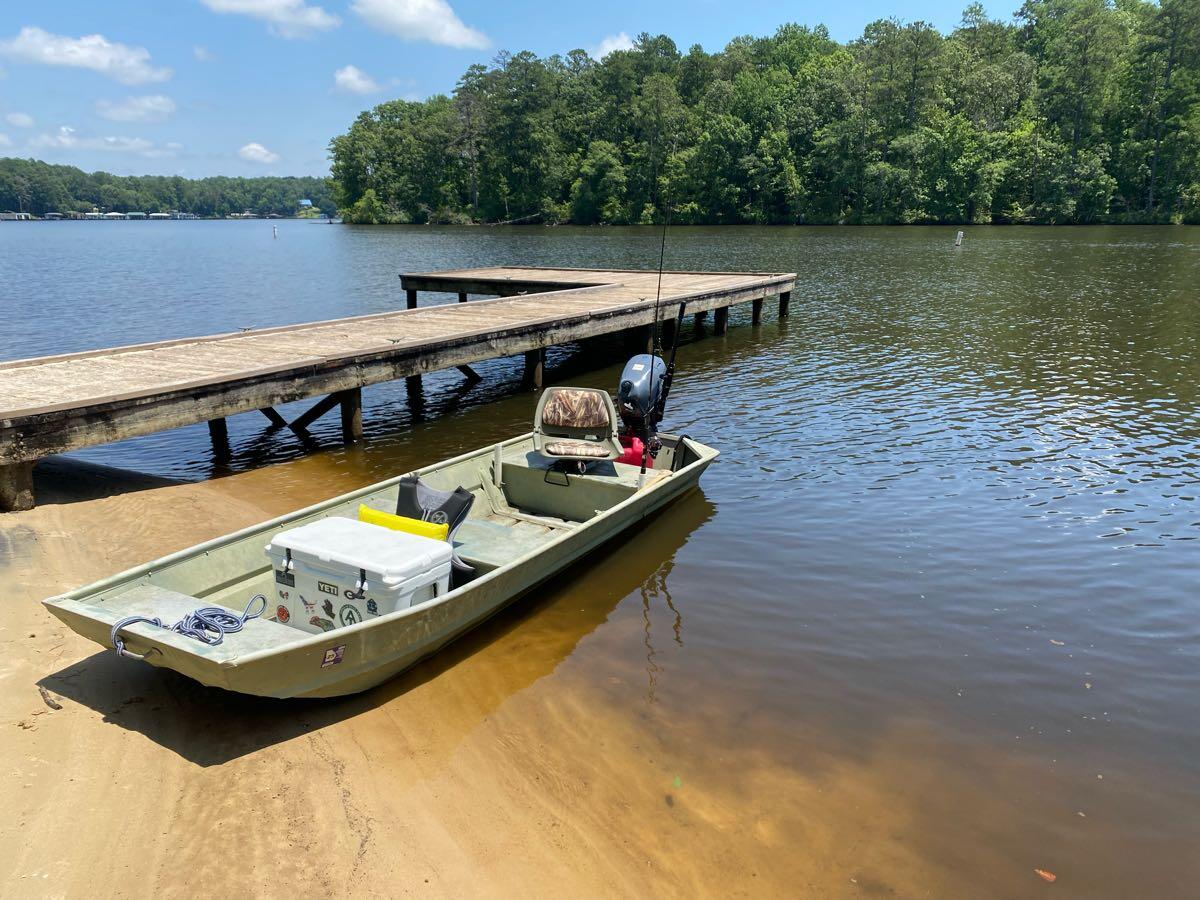 12 ft Jon boat w/ Yamaha 4hp for $1500 in Greensboro, GA | For Sale ...