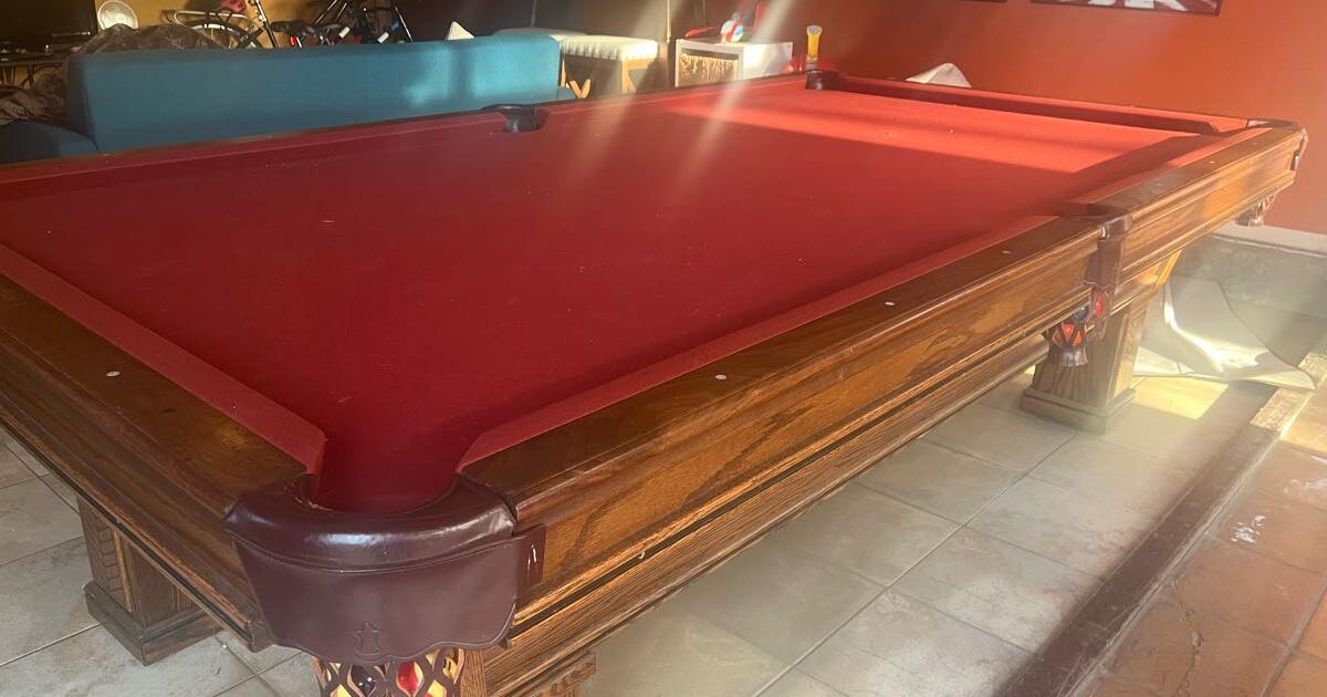 FREE - Red Felt Pool Table for Free in Lakewood, CA | For Sale & Free ...
