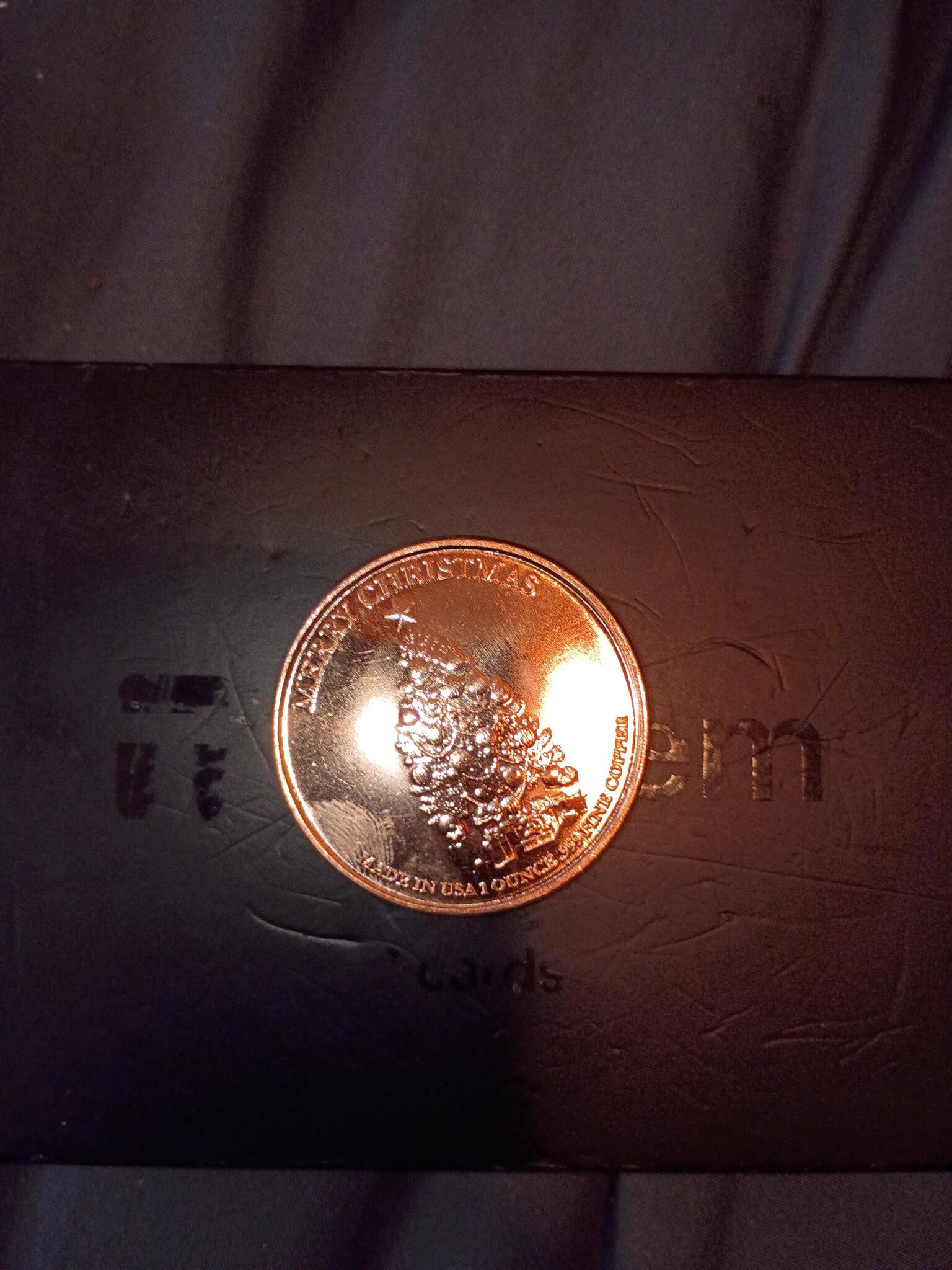 Selling My Christmas 1 Oz Pure Copper Coin for $30 in Corpus Christi ...