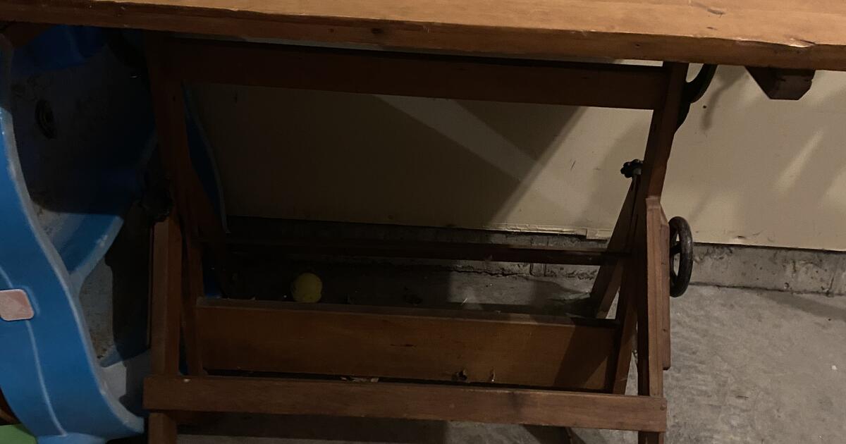 Antique draft table, storage bins, artwork etc in Carmel, IN | For Sale ...