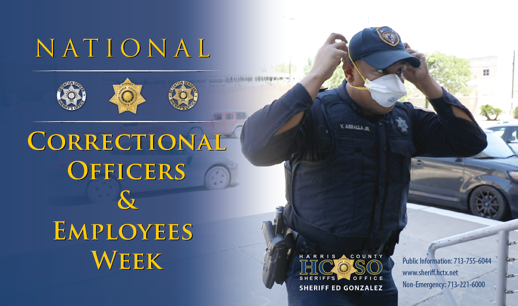 Happy National Correctional Officers and Employees Week! (Harris County ...