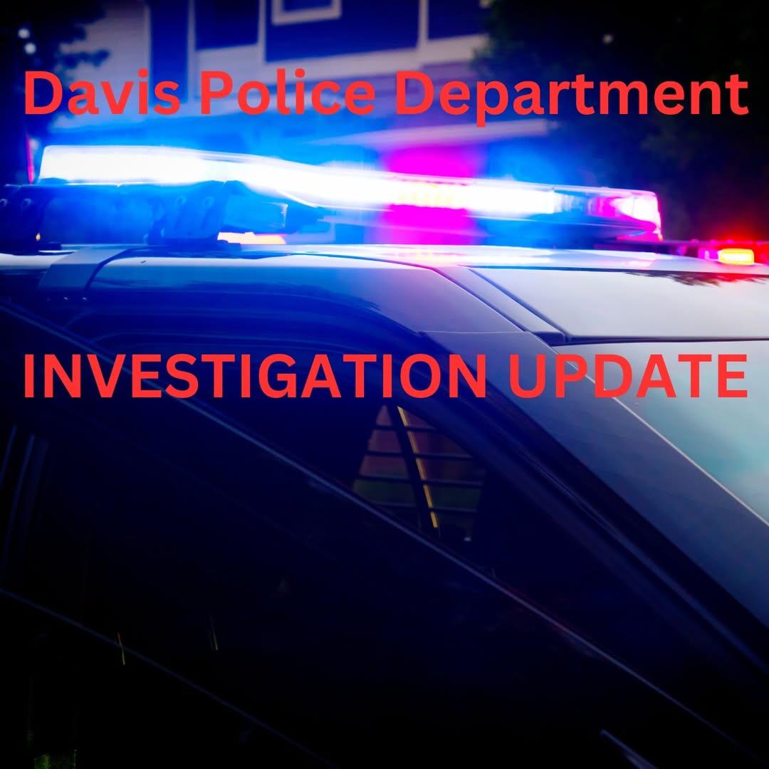 UPDATE from Davis Police Department to the incident at Community Park ...