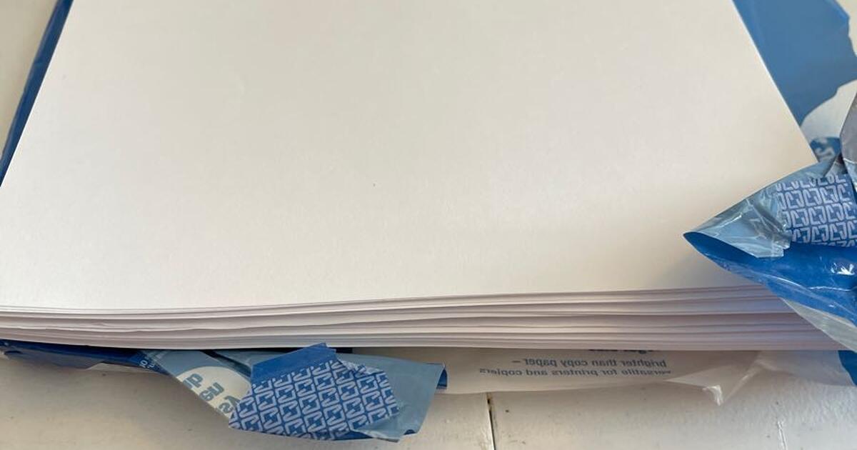 Free opened ream of 8 1/2 x 14 legal paper 20 pound for Free in Venice ...