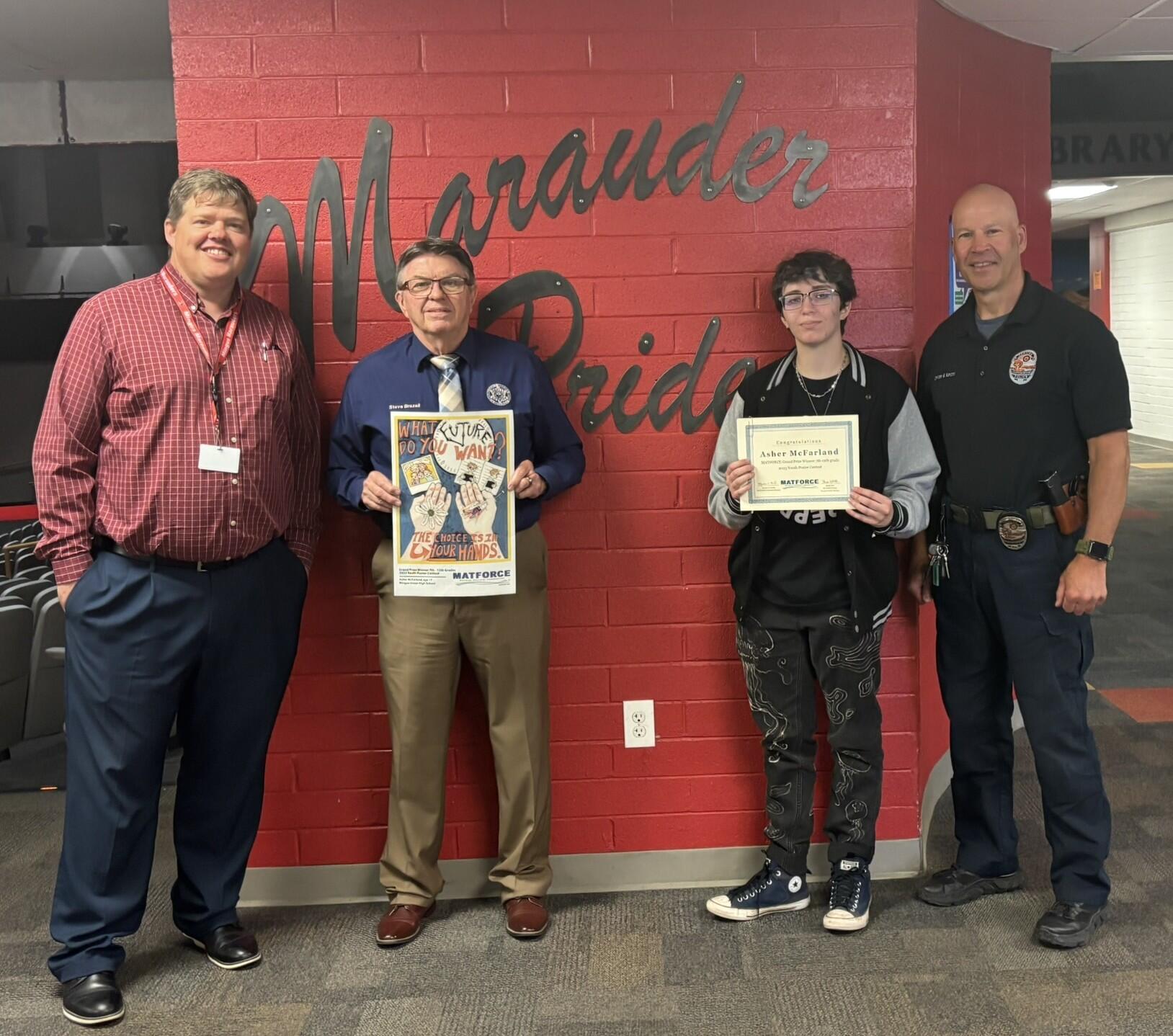 GRAND PRIZE WINNERS IN MATFORCE 2025 POSTER CONTEST RECEIVE THEIR ...