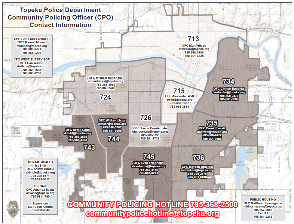 Updated CPO map (Topeka Police Department) — Nextdoor — Nextdoor