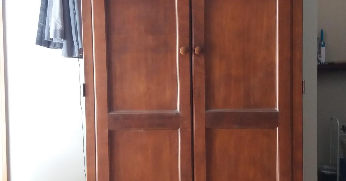 Real Wood Armoire 42" wide / 23" deep / 74" high for Free in Downers ...