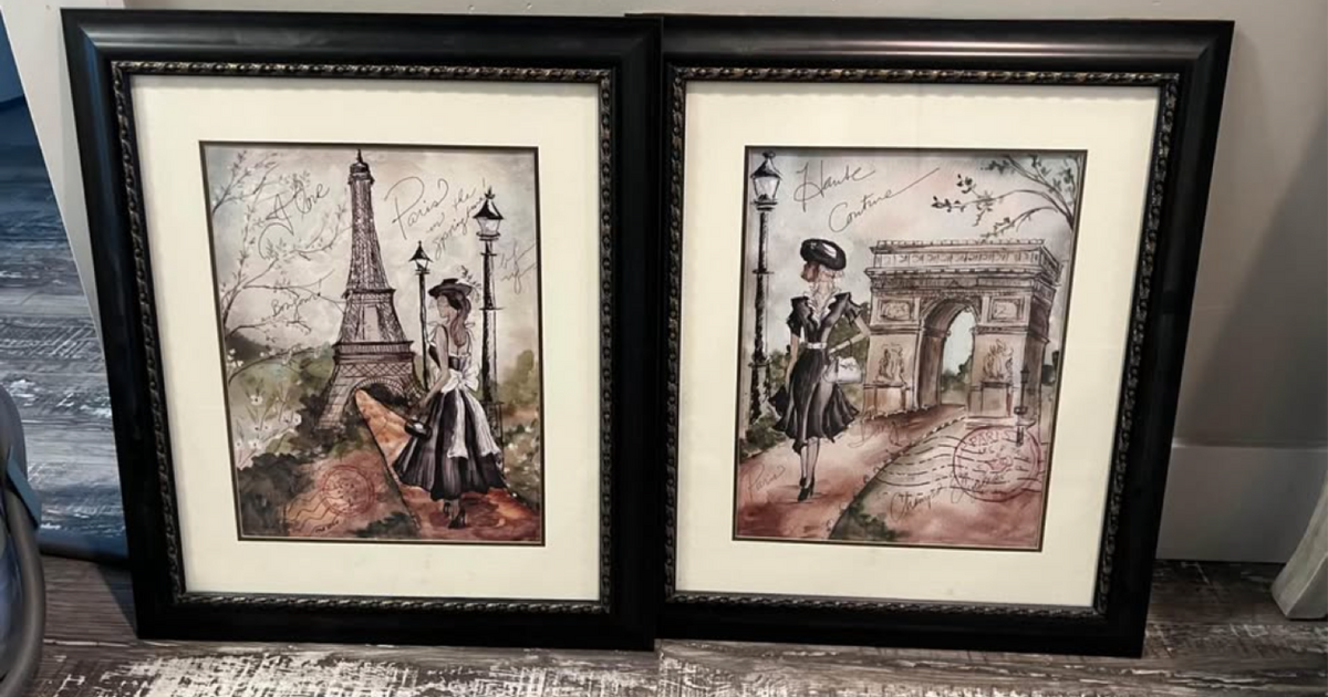 Set of 2 Framed Parisian Prints for $10 in Kuna, ID | For Sale & Free ...