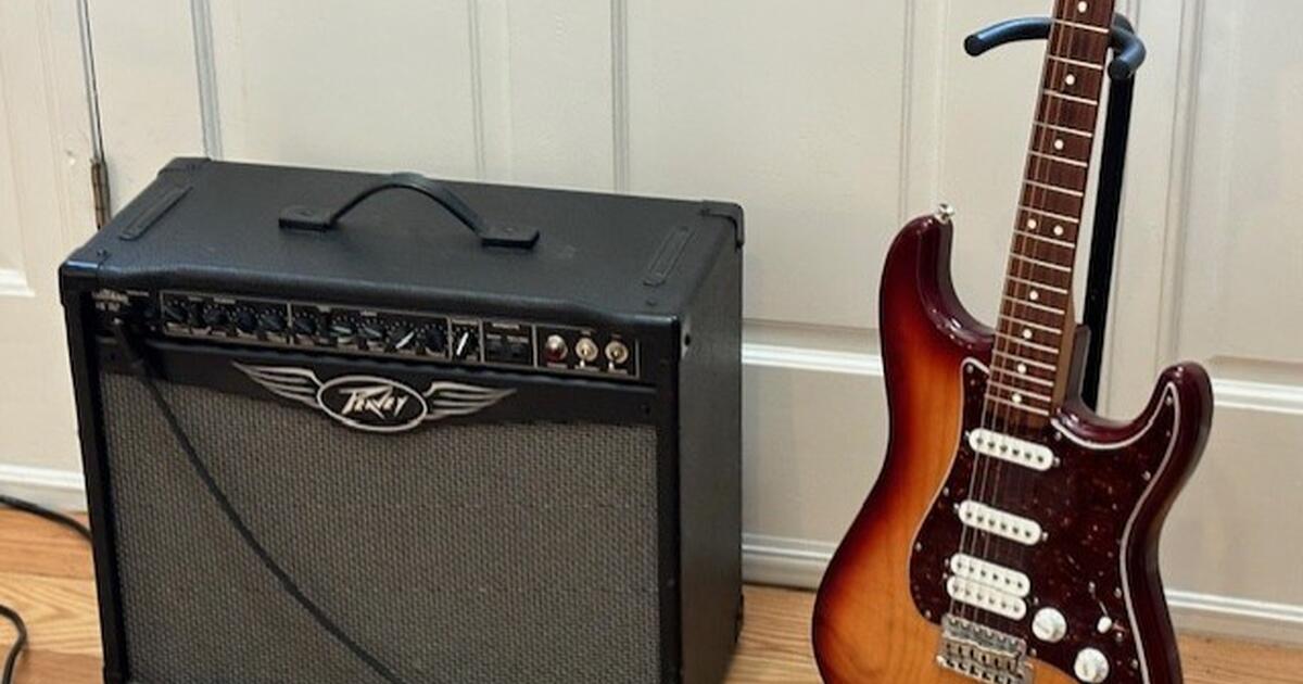 Stratocaster Special Edition Guitar and Peavey Amplifier for $850 in ...