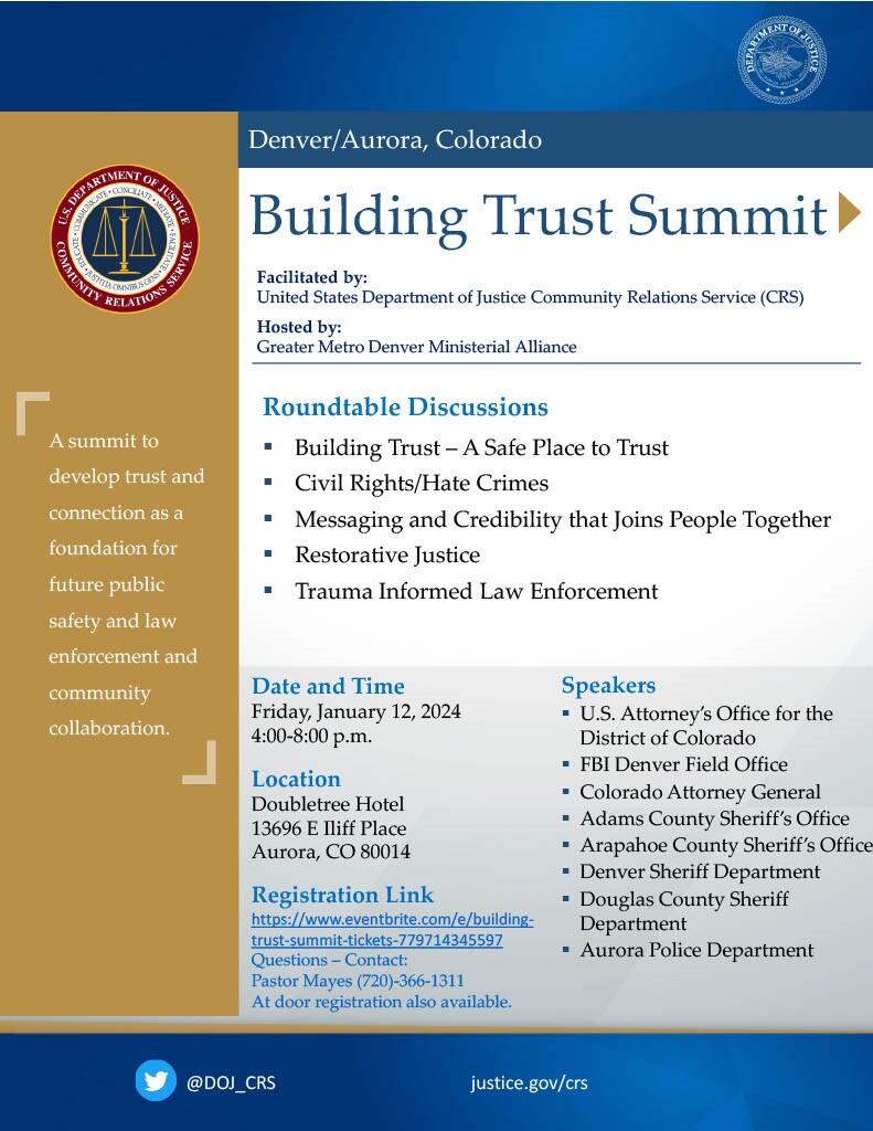 Building trust with law enforcement. (Arapahoe County Sheriff's Office ...