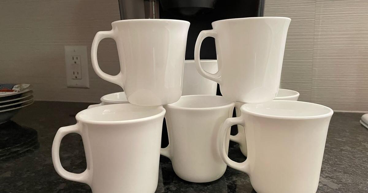 Set of 8 White Corelle Mugs for $12 in Cary, NC | For Sale & Free ...