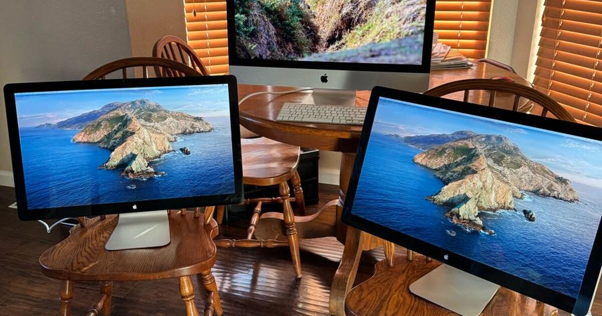 Mac computer and two thunderbolt displays for $500 in Puyallup, WA ...