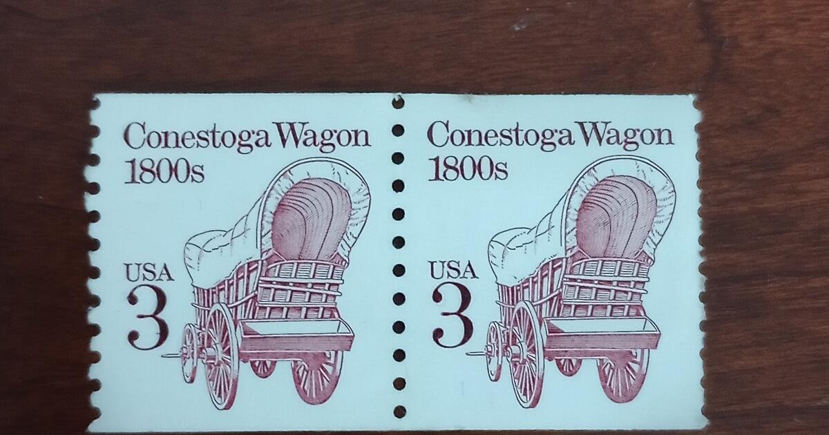 Two 3 Cent Stamps Conestoga Wagon 1800's for $200 in Humble, TX | For ...