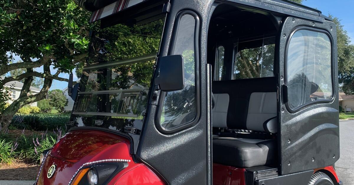 2018 Yamaha Quietech Gas EFI Golf Cart with Sleekline Cab for $8900 in ...