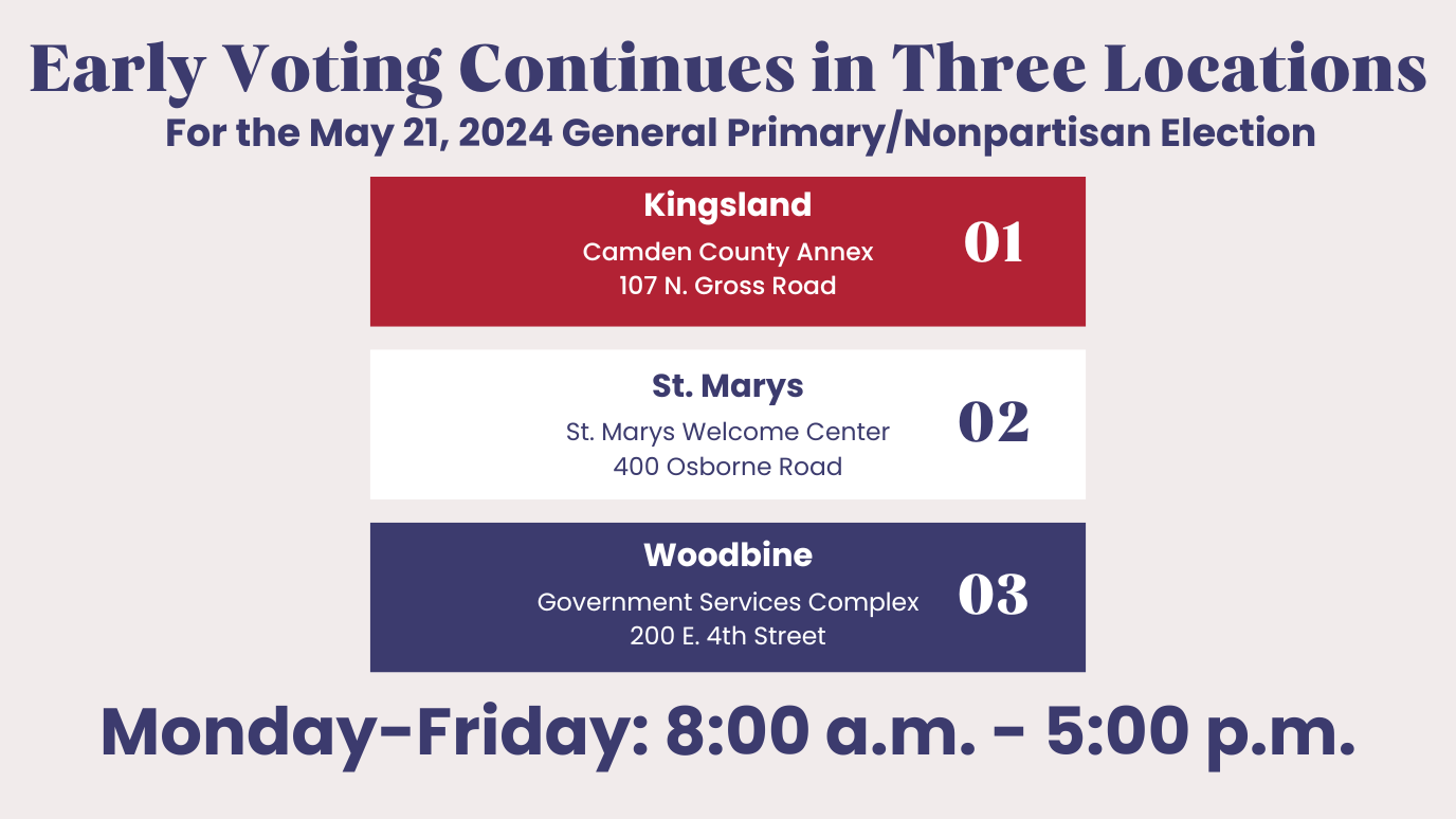 Early Voting for the May 21, 2024 General Primary/Nonpartisan Election ...