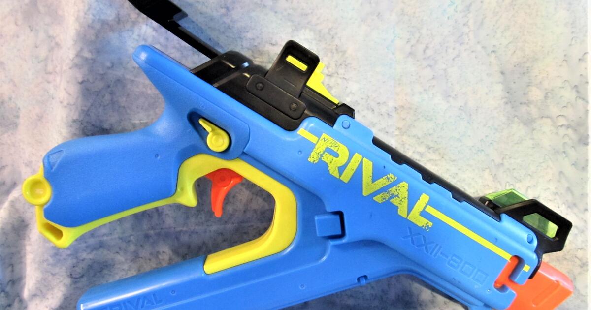 NERF RIVAL VISION XXII-800 BLASTER TOY GUN FOR AGES 14+ for $6 in ...