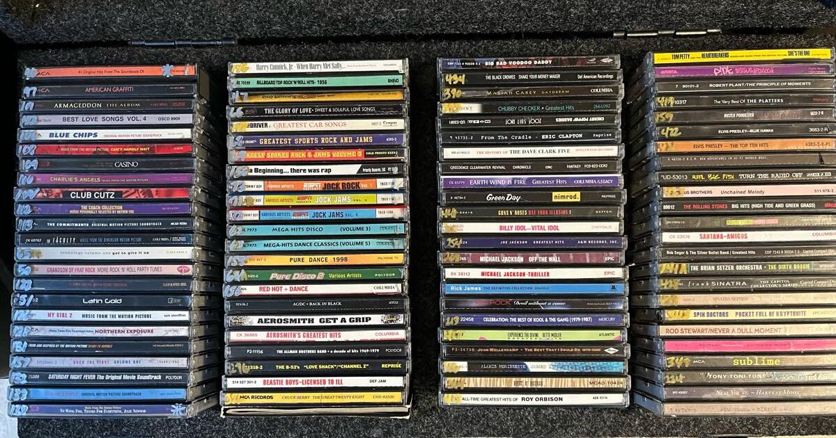 Mixed lot of 96 Rock/Pop CD’s w/DJ Tuff case. for $125 in Port Ludlow ...