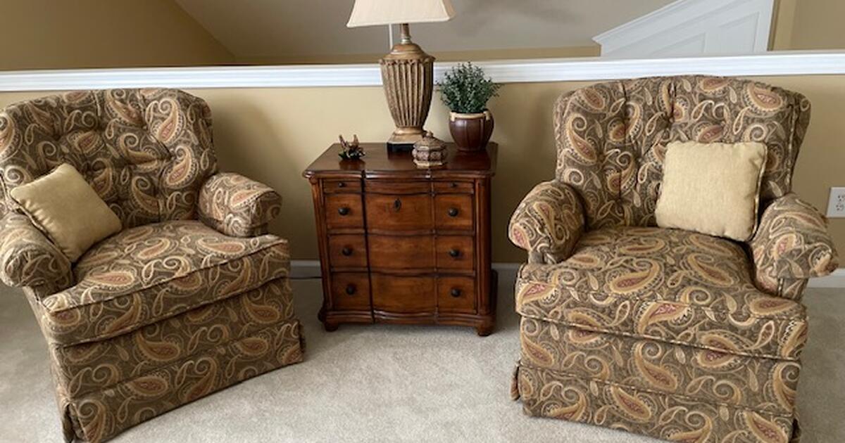 2 - Swivel Multi Color Chairs each $50.00 for $50 in Waxhaw, NC | For ...