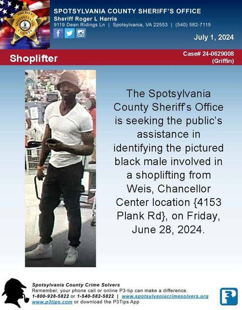 An anonymous tip through our P3 system may result in a financial reward. (Spotsylvania Sheriff's ...