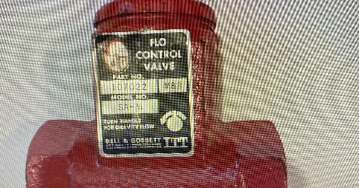 Flo Control Valve BELL & GOSSETT 107022 for $20 in Patchogue, NY | For ...