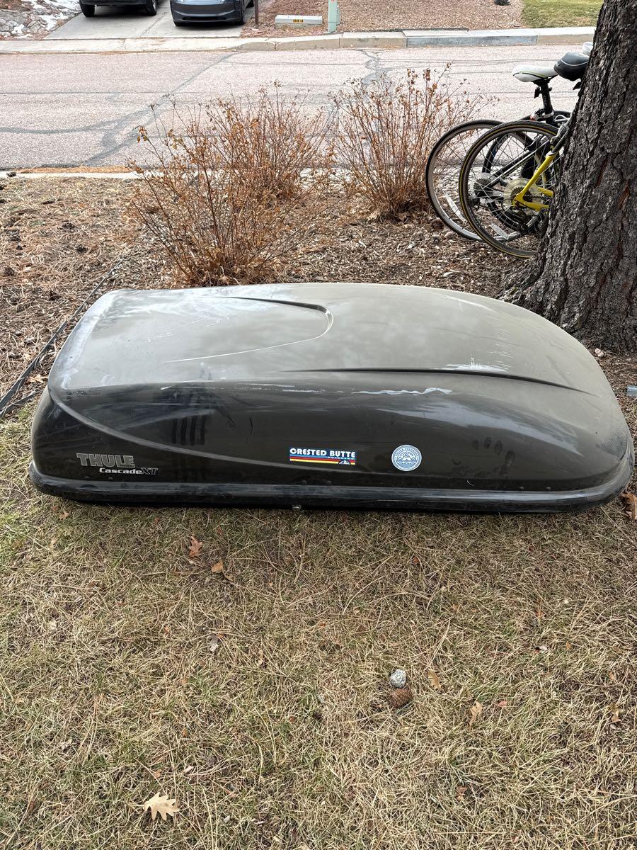 Thule Cascade XT Cargo Box for Free in Colorado Springs, CO | For Sale ...
