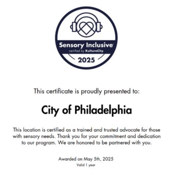 We’re proud to share that the City of Philadelphia has once again been ...