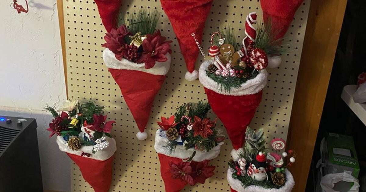 Christmas Santa Hat Decorations for $30 in South Bend, IN | For Sale ...