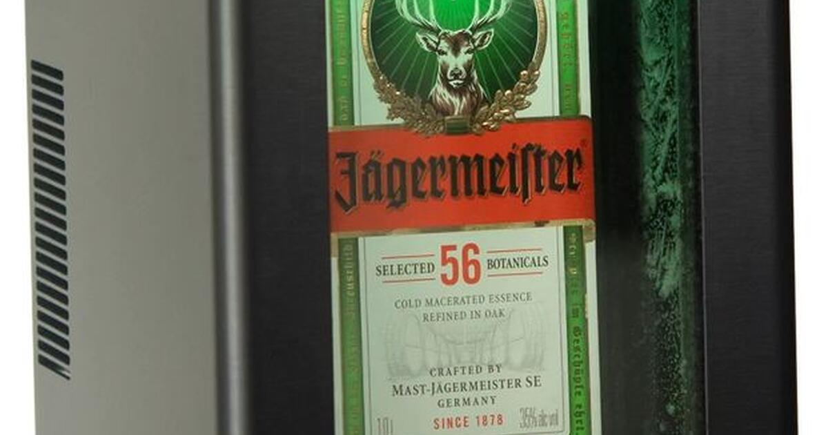 Jagermeister Bottle Glorifier Cradle - Lit Bottle Display Chiller ...
