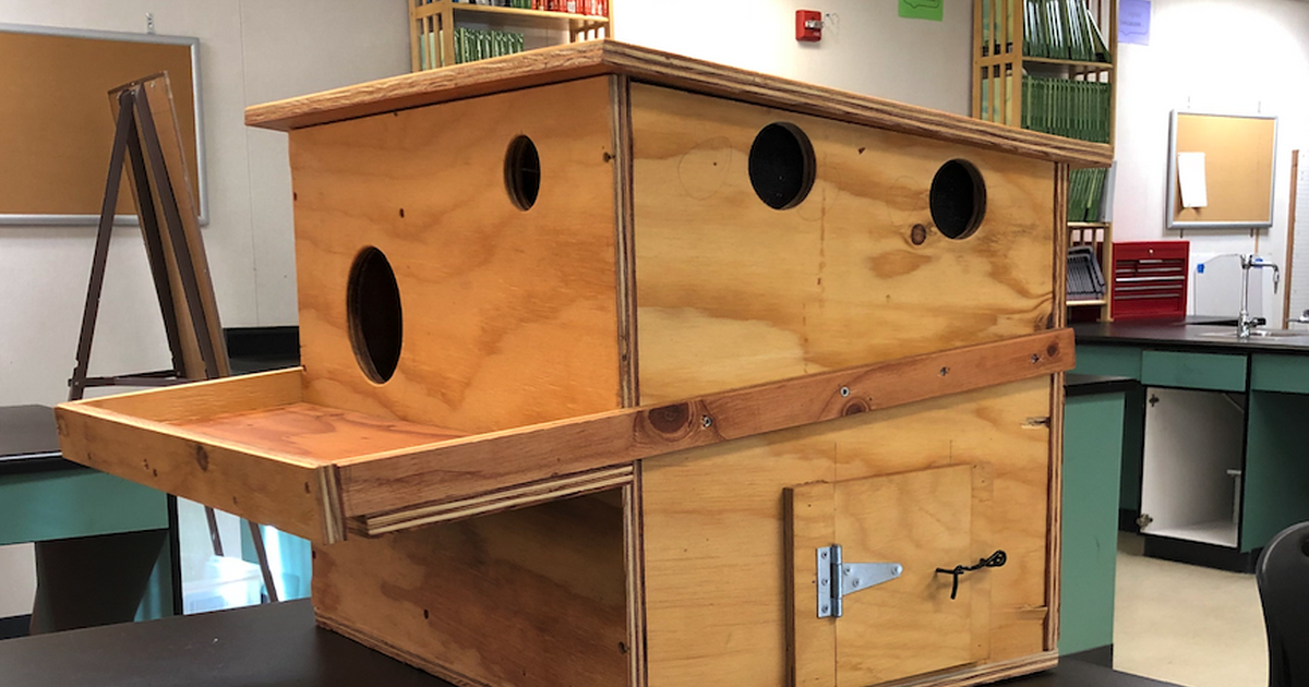 UC Davis Designed Owl Boxes for Sale! Locally Made. Asking $250 ...