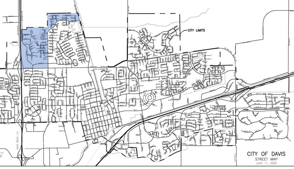 City Of Davis Map
