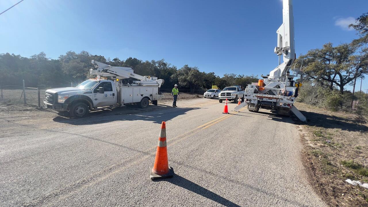 PEC crews are making significant progress. (Pedernales Electric ...