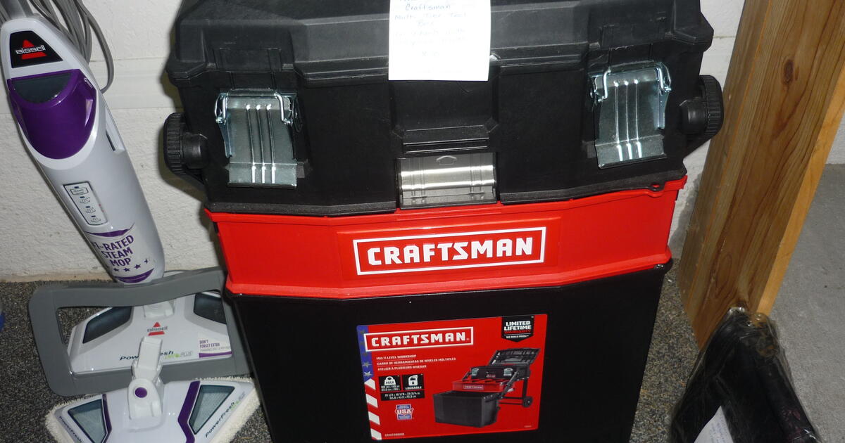 Craftsman Multi-Tier Tool Box on Wheels w/ Hidden Handle - Brand New ...