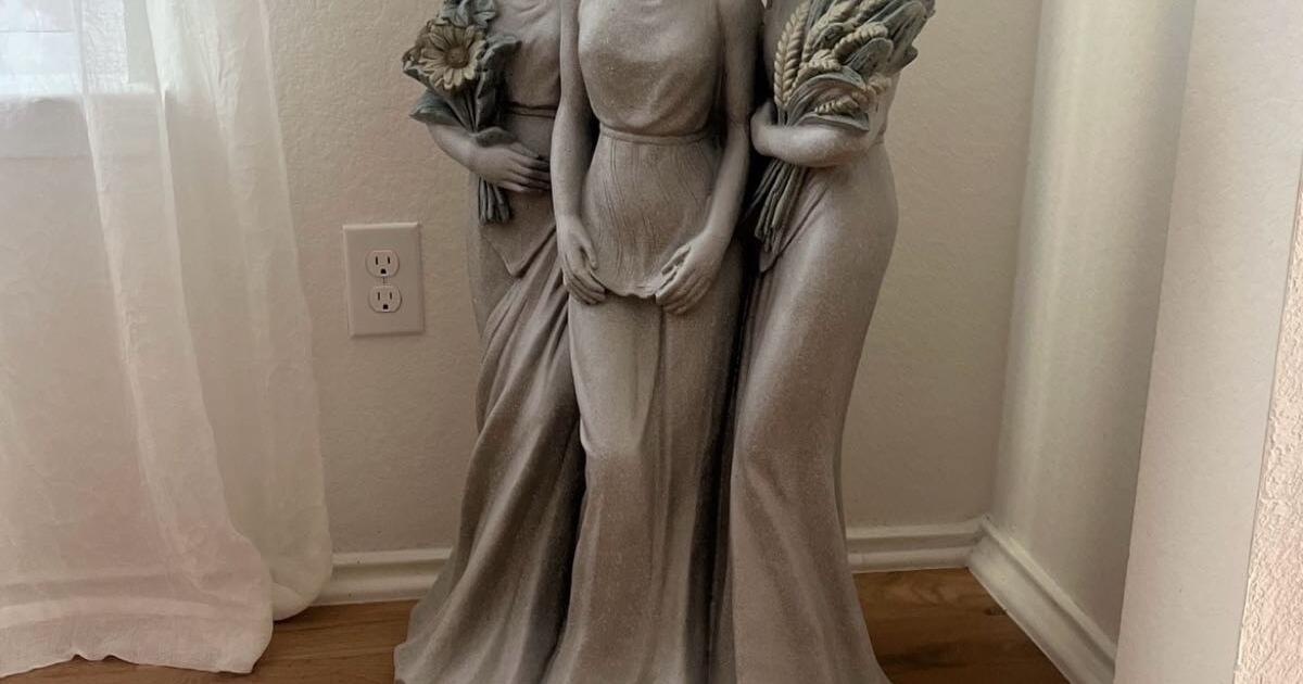 Three Women Statue for $80 in Georgetown, TX | For Sale & Free — Nextdoor