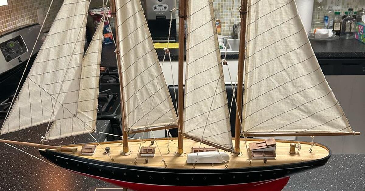 Wooden Model Sailboat for $50 in Arlington, VA | For Sale & Free — Nextdoor