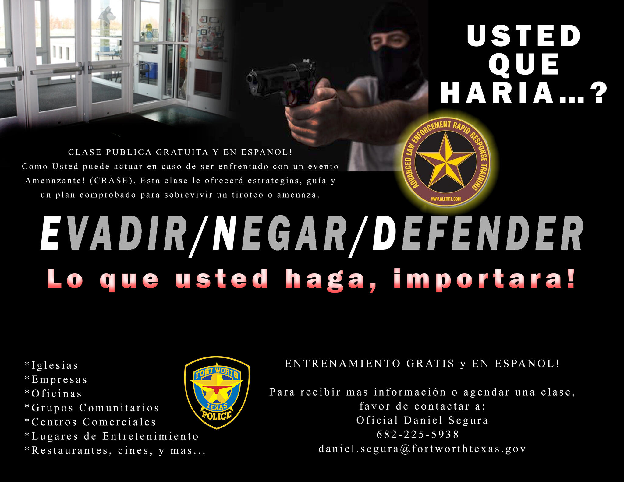 EVITAR / NEGAR/ DEFENDER (Avoid, Deny, Defend) in Spanish (Fort Worth ...