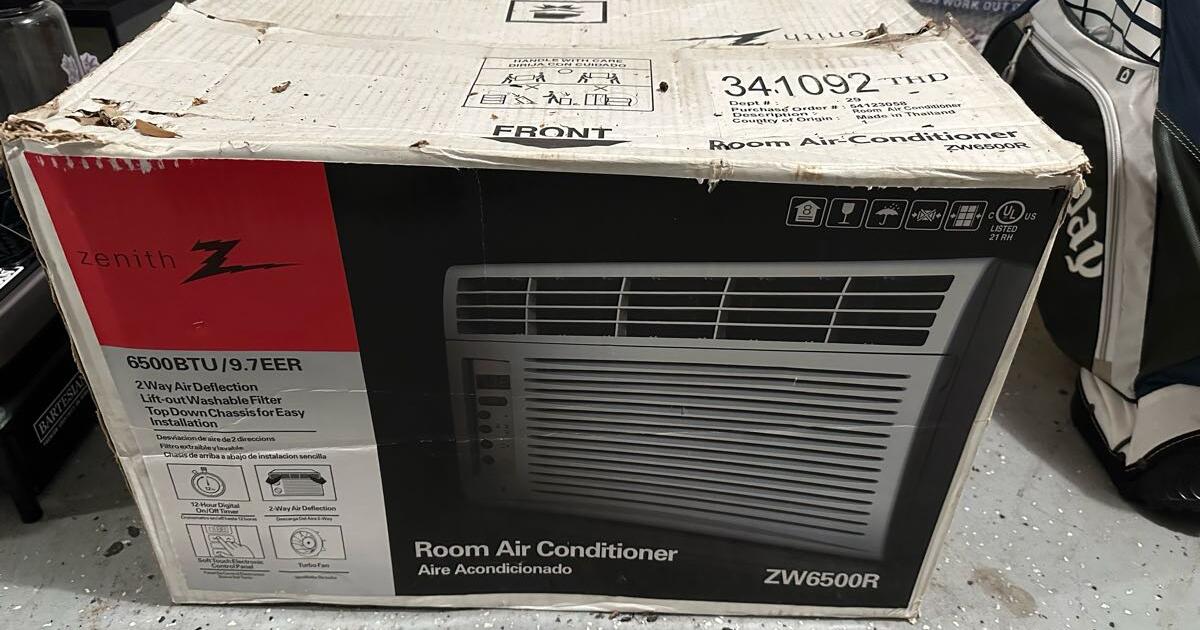 Zenith Room Air Conditioner ZW6500R for $25 in Humble, TX | For Sale ...