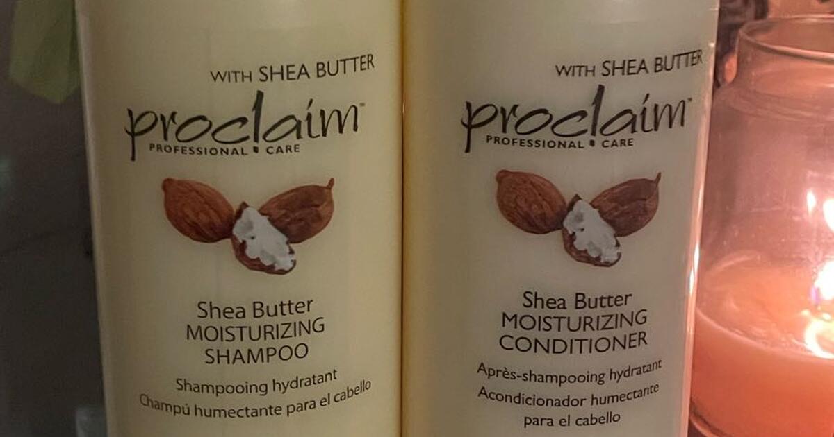 FREE Proclaim - 1 Liter each Shea Butter Shampoo and Conditioner Set ...