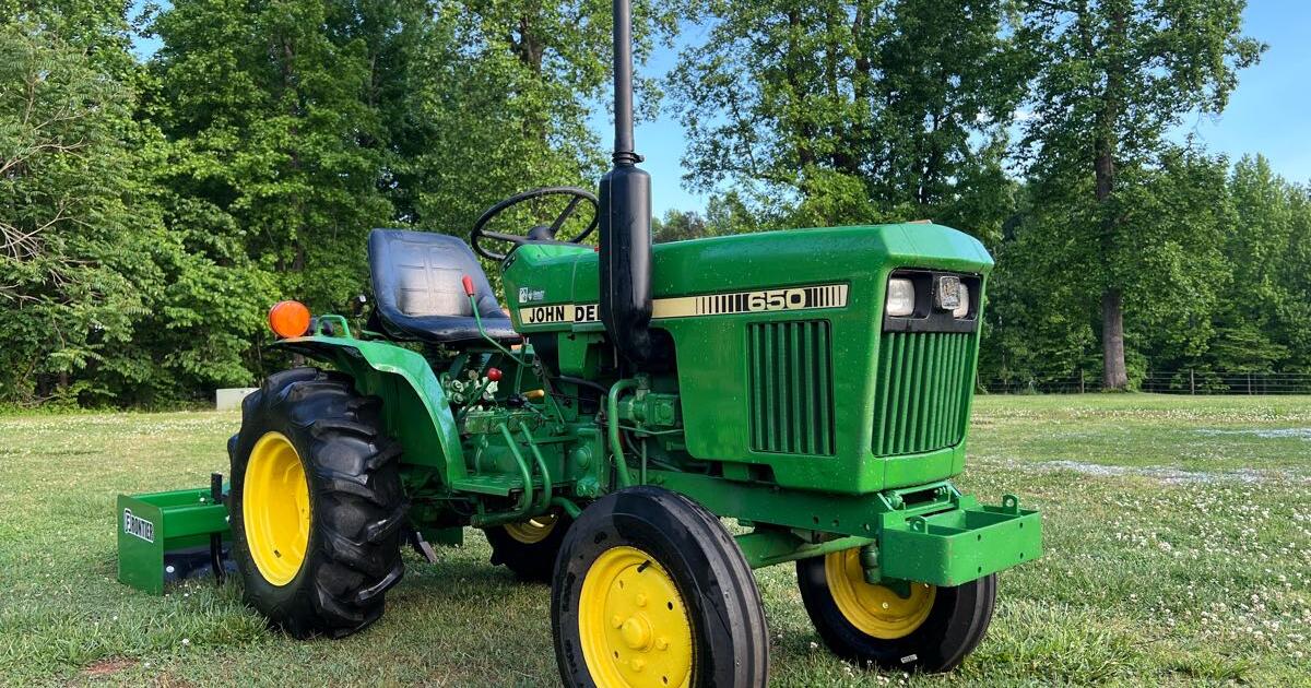 1988 John Deere 650 Compact Utility Tractor for $8000 in Snow Camp, NC ...