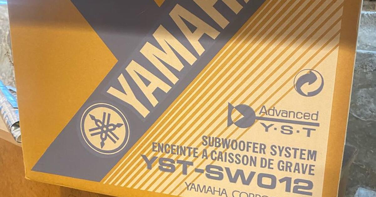 Yamaha YST-SW012 Subwoofer System and 5 speaker system for $100 in ...
