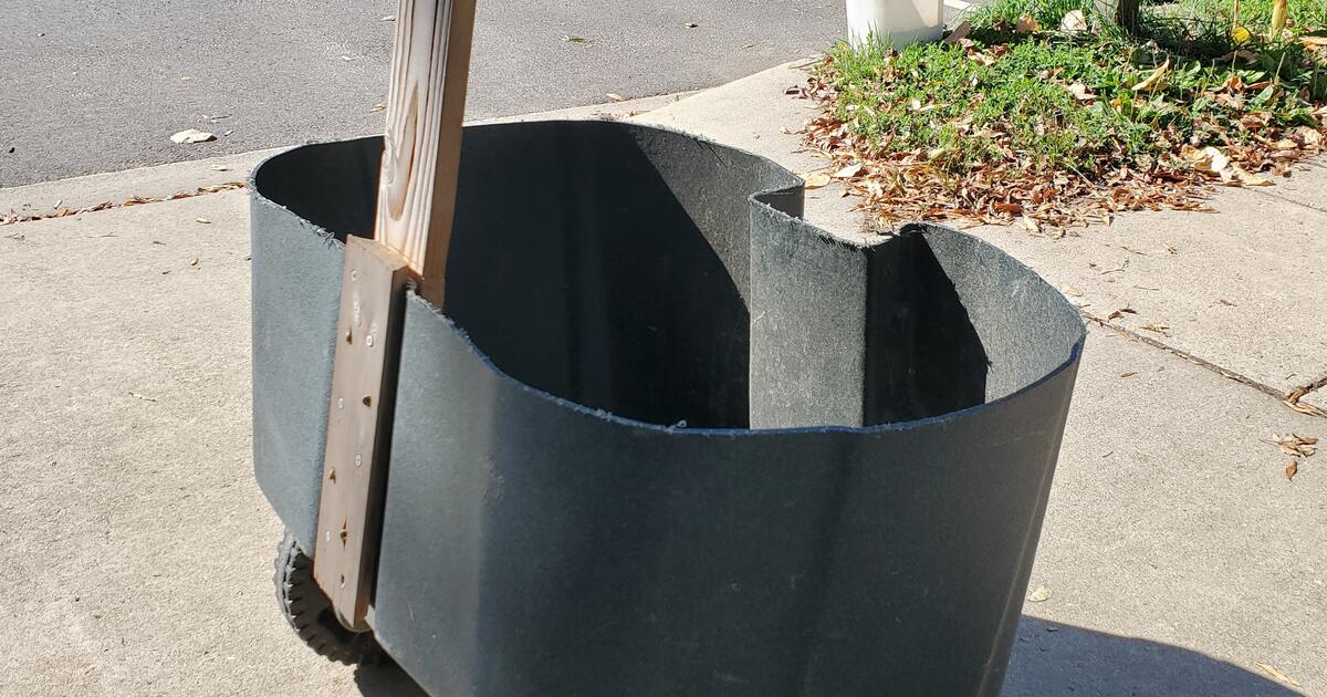 Repurposed Trash Can to Wheelbarrow for Free in Washington, DC | Finds ...