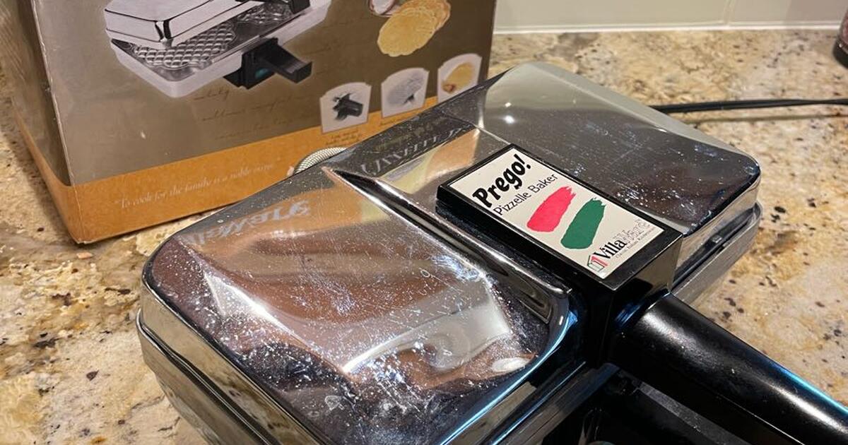 Villaware Prego Pizzelle Maker Baker for $50 in Annandale, VA | For ...