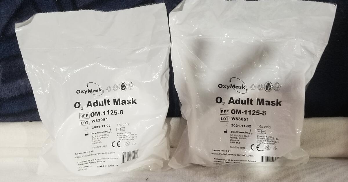 o2 Oxygen Adult masks. 2 of them 10$ for $5 in Des Moines, WA | For Sale & Free — Nextdoor