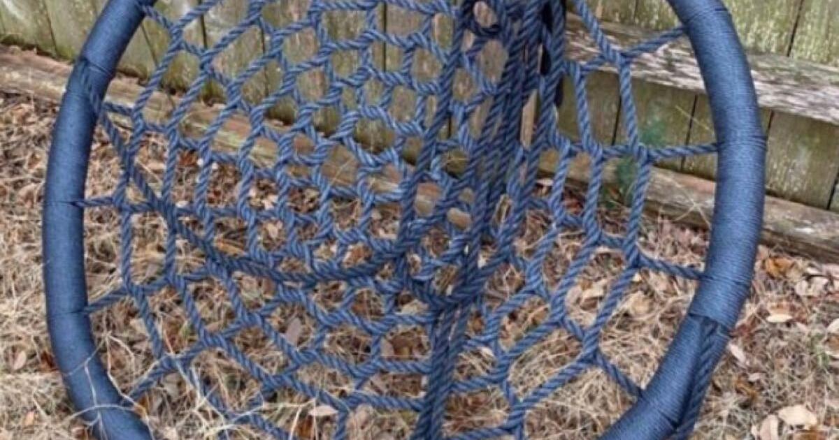 Round Black Swing Rope Net Sit Or Lay Back Swing for $35 in Leander, TX ...