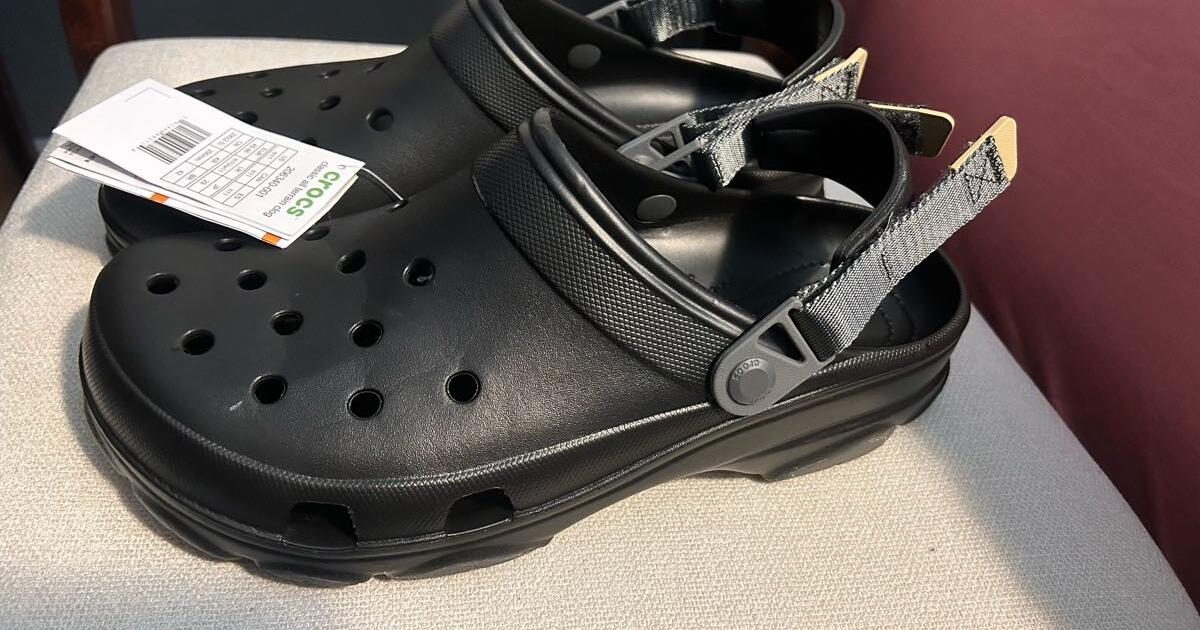 Shoes- New Crocs Adult All Terrain Clogs with Adjustable Heel Strap ...