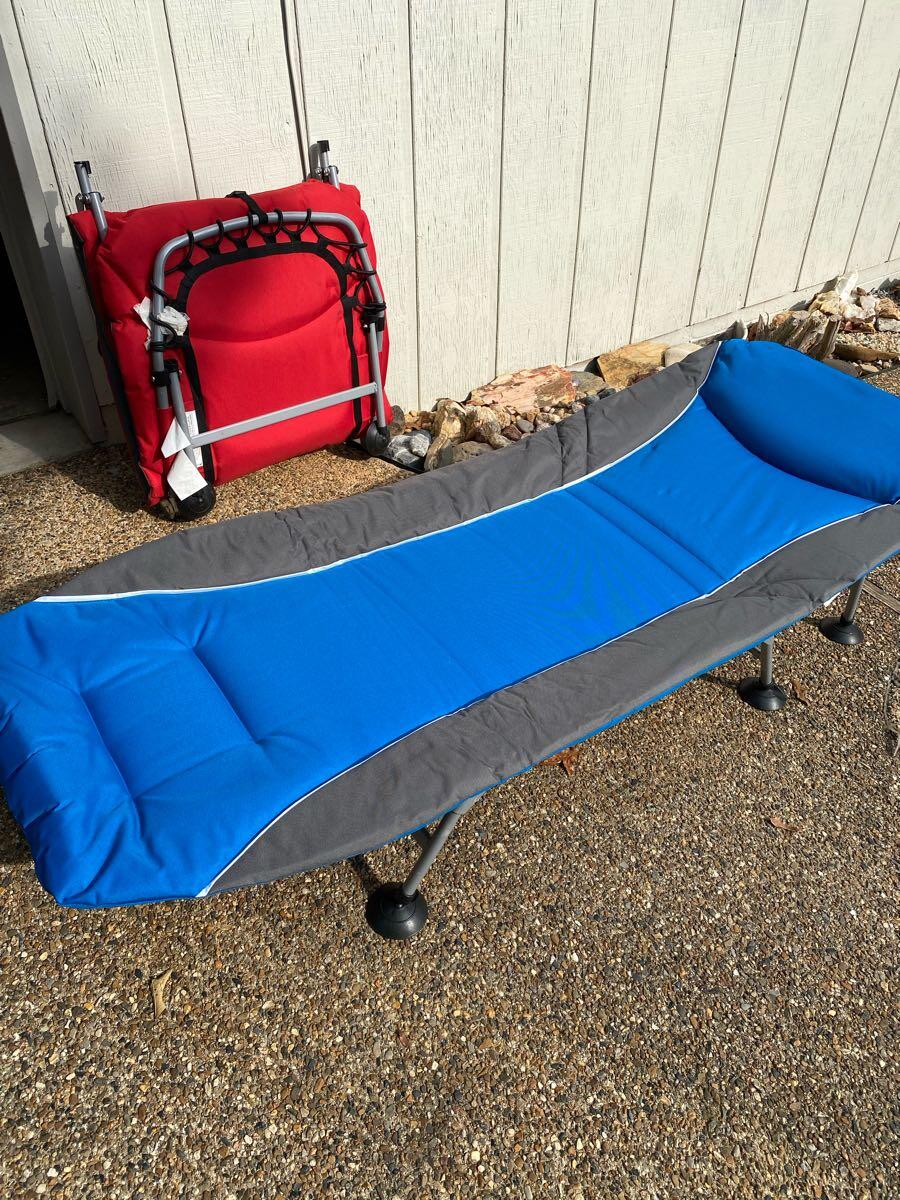Blue and Red Camping Cots for $50 in Hot Springs Village, AR | For Sale ...