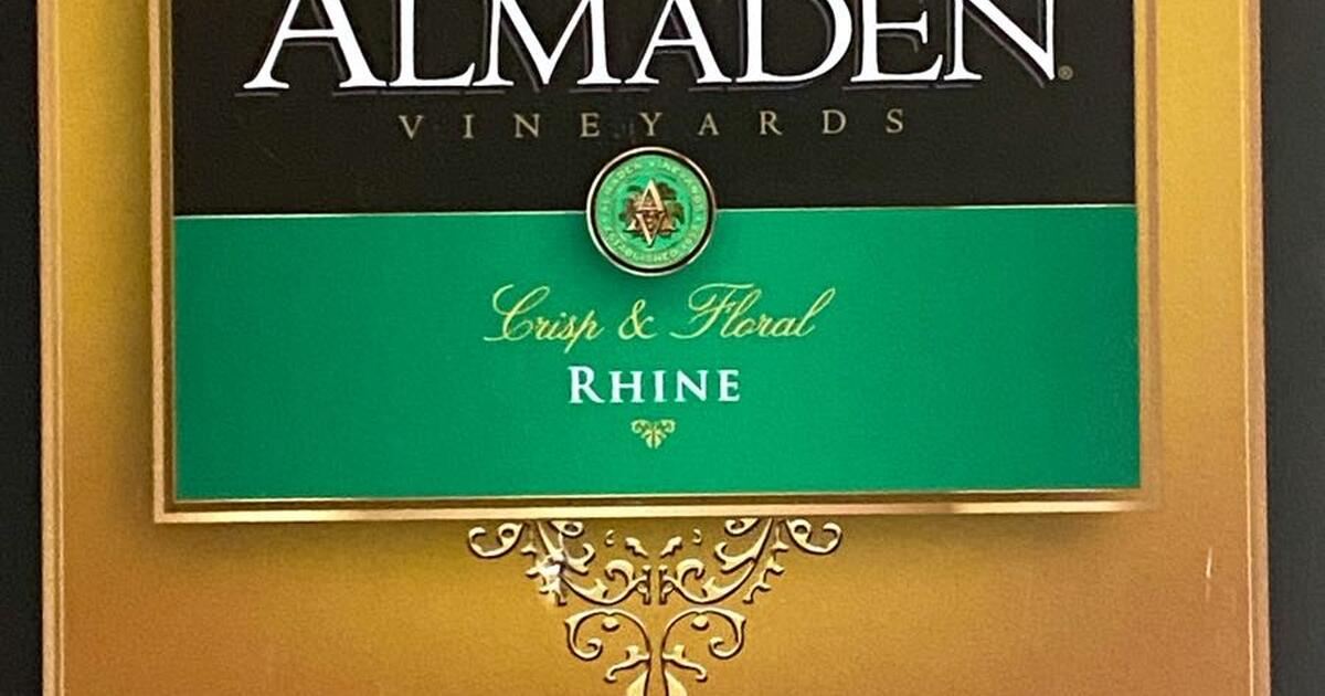 Almaden Vineyards Rhine Wine, 3 boxes each costing about $22. All 3 for ...