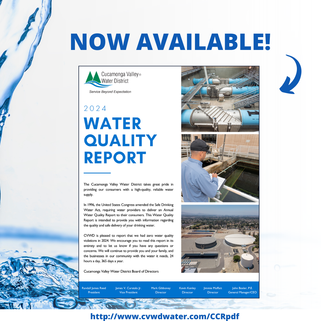 CVWD’s 2024 Water Quality Report is now available!