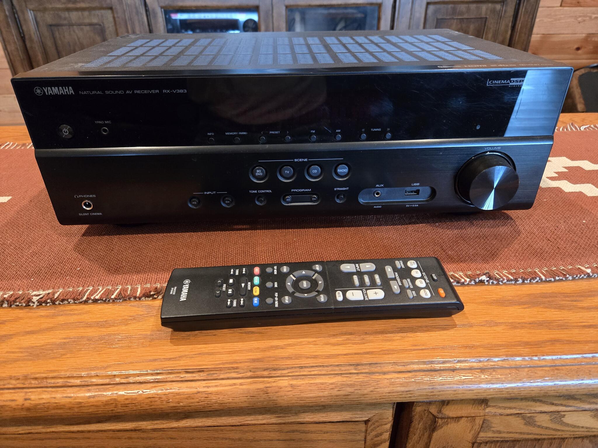 Yamaha RX-V383AV Receiver for $50 in Loudon, TN | For Sale & Free ...