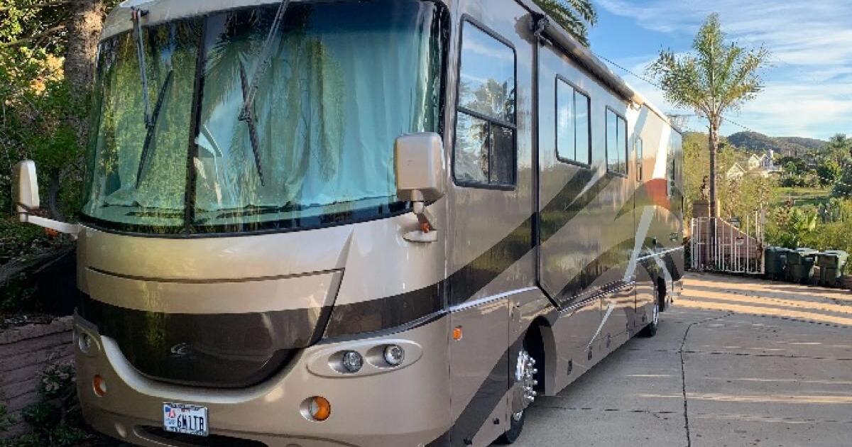 Affordable Housing/ Low Mileage RV 38’ Cummings Diesel Pusher with ...